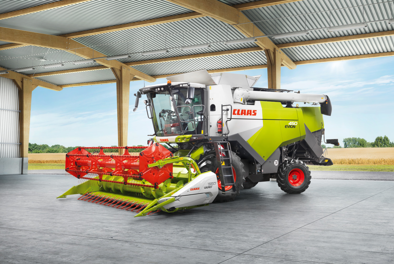 CLAAS komplettiert Mähdrescherfamilie mit neuer EVION Baureihe | CLAAS