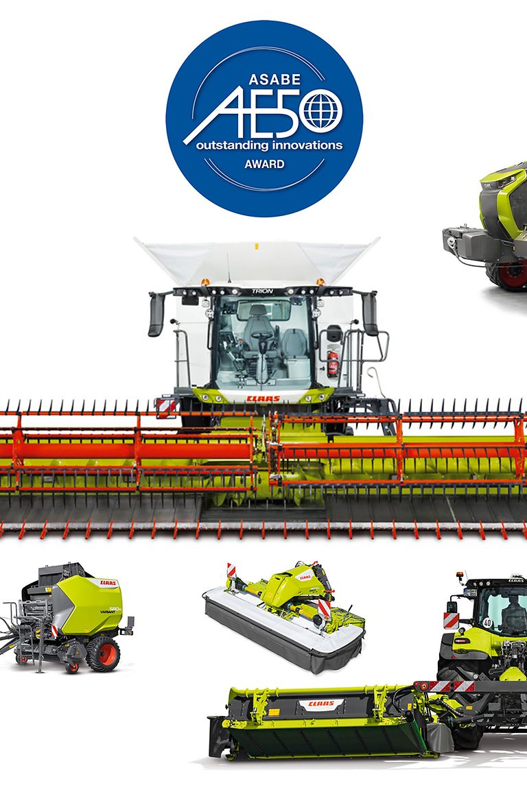 Seven CLAAS product innovations receive an AE50 Award in the USA | CLAAS